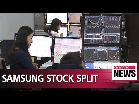 Samsung Electronics shares start trading after its 50:1 stock split
