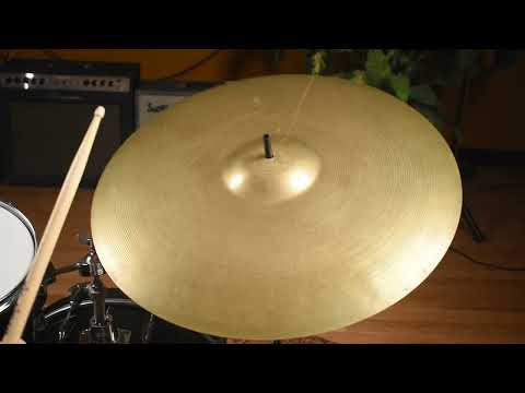 22" A. Zildjian & CIE Constantinople 1970s Ride Cymbal 2932g | Reverb