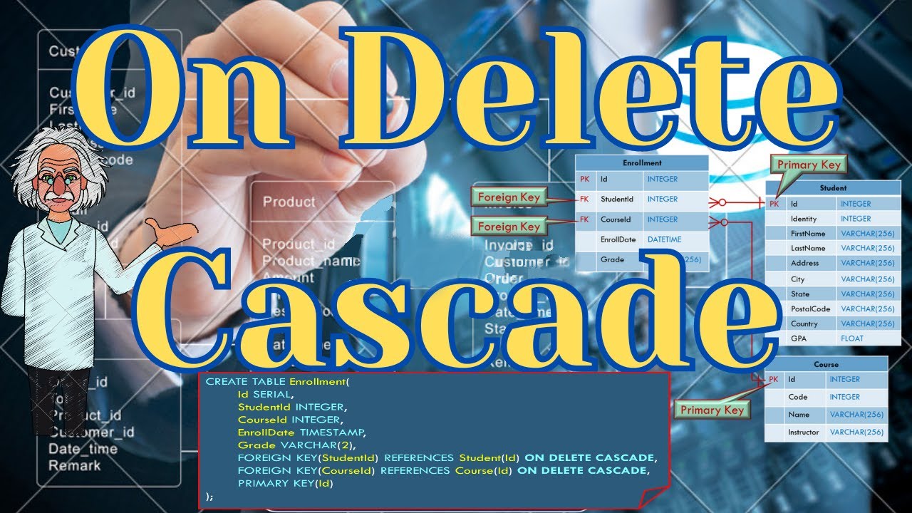 How To Use On Delete Cascade With SQL