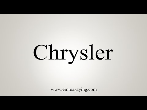 How To Say Chrysler