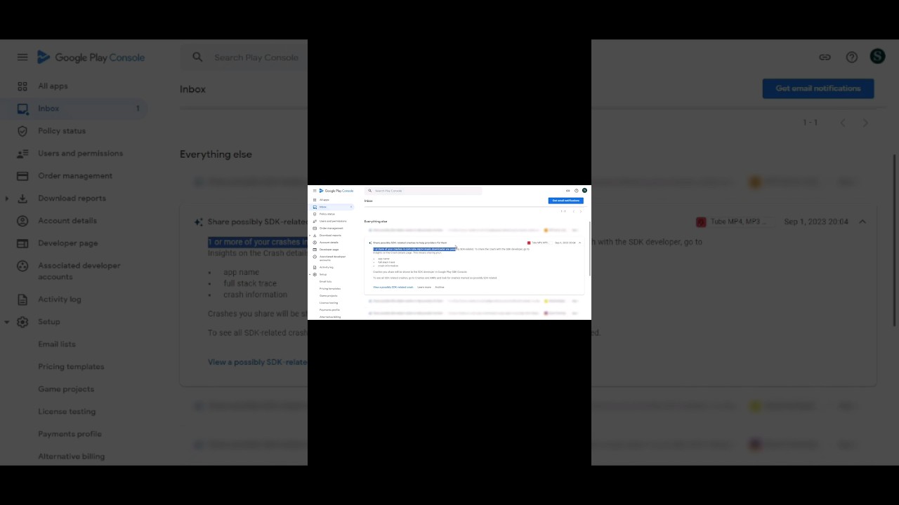 Share possibly SDK-related crashes to help providers fix them #error #flutter#android @DevToolkitSimplify