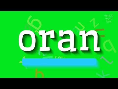 How to say "oran"! (High Quality Voices)