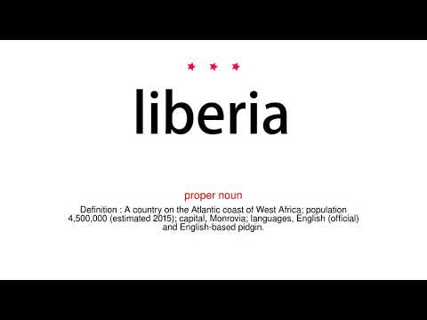 How to pronounce liberia - Vocab Today