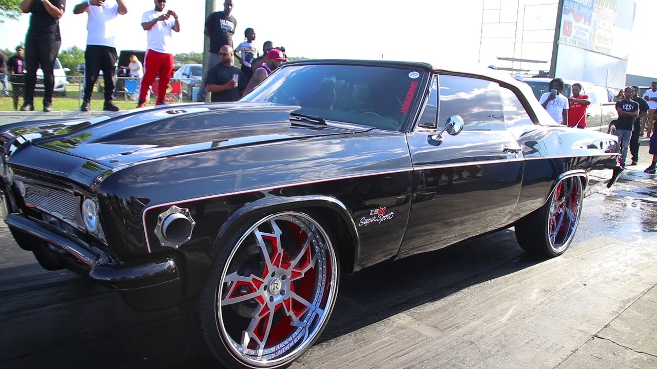 Procharged Chevy Impala Donk Is Extremely Loud, Hits the Track on 26 ...