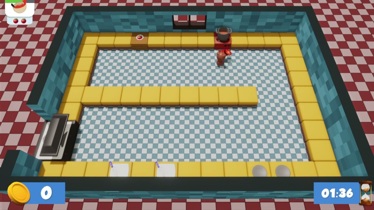 Overcooked Mechanics in Unity