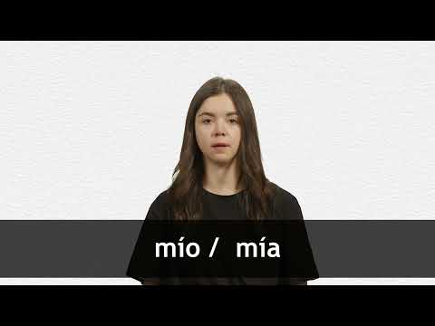 English Translation of “MÍO” | Collins Spanish-English Dictionary