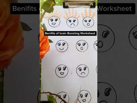 Brain Boosting Worksheet Fun for Kids! 🧠| brain game for kids|educational fun| kids fun worksheet.