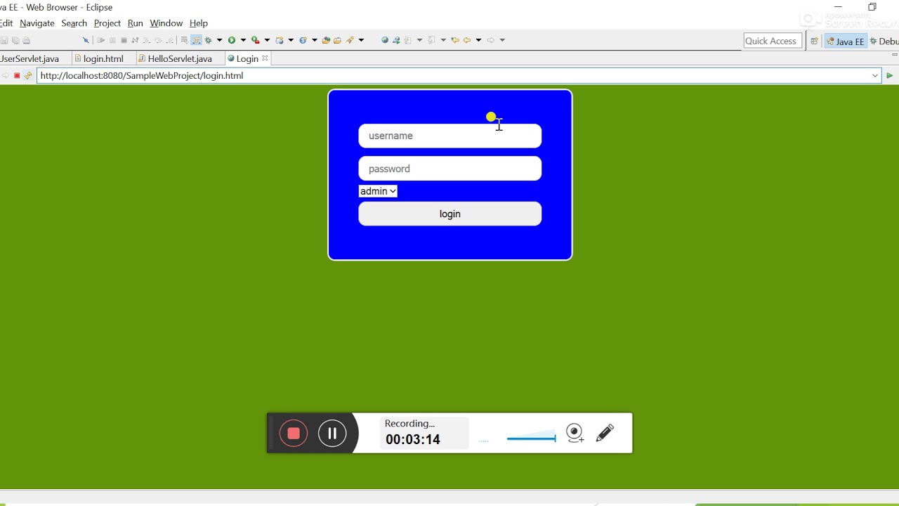 Servlet debugging part1
