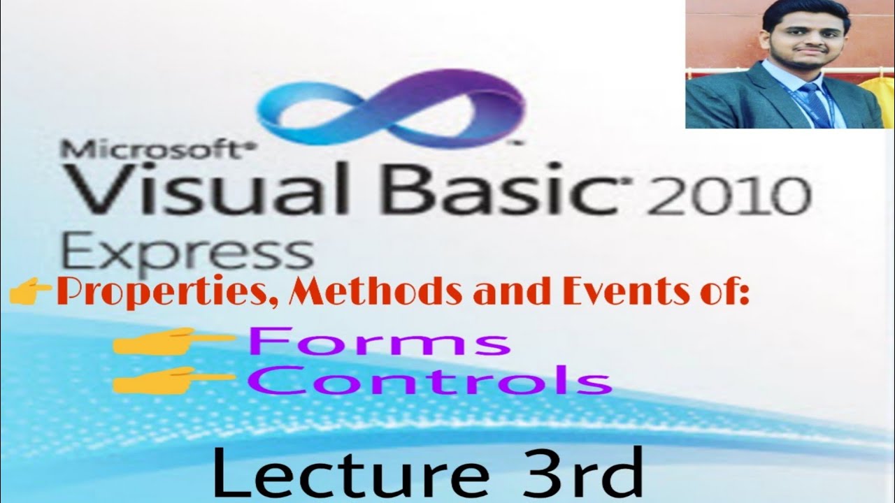 Properties, Methods and Events of different objects in Visual Basic
