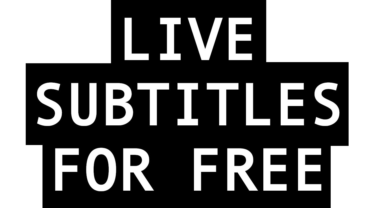 The BEST Live Captioning Tool? And it's FREE!