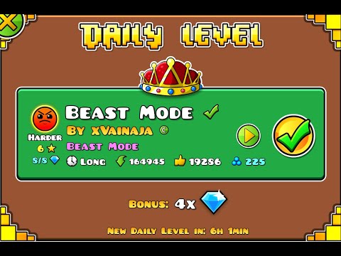 Steam Community :: Video :: Geometry Dash (DAILY Level: Beast Mode) 100 ...