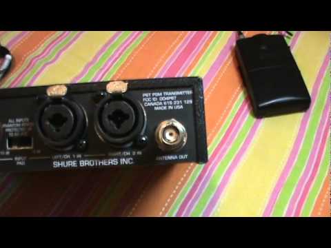 Shure PA720 PSM-600 iMuso