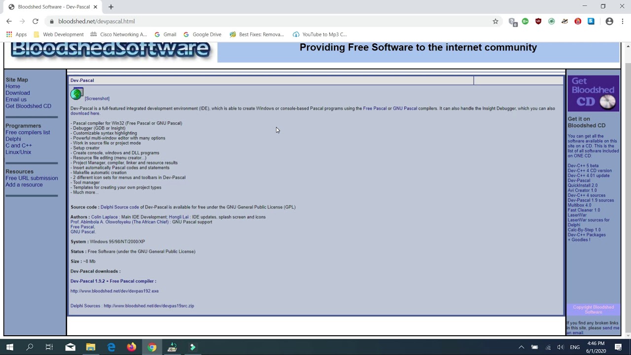 Dev Pascal Installation - CSEC IT