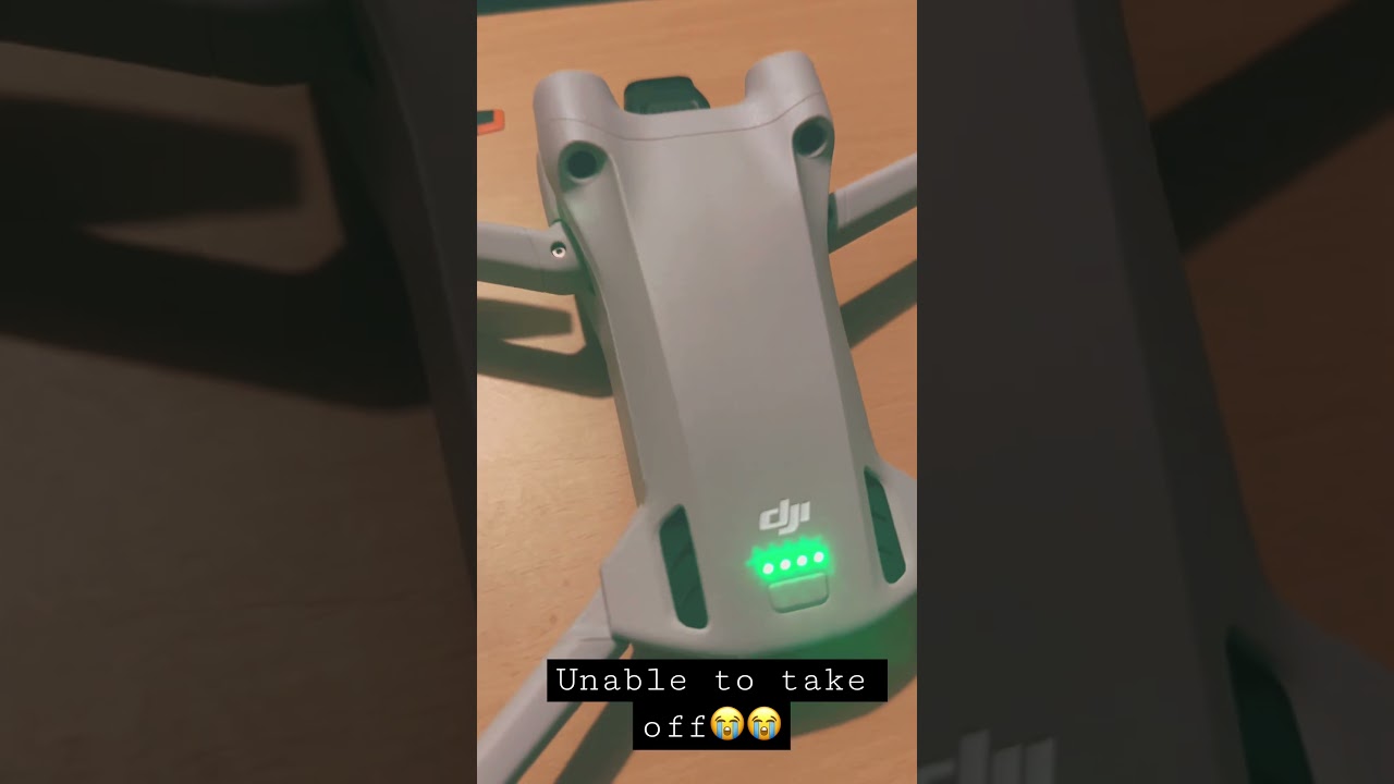 Unable to take off DJI mini3 pro #shorts #drone #dji