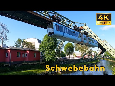 Amazing suspension railway in Wuppertal | Wuppertaler Schwebebahn | Germany 🇩🇪