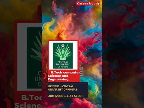 Btech in compound science || #centraluniversityofpunjab #punjabuniversity