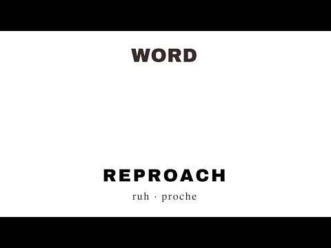 Reproach #shorts #short #pronunciation #vocabulary #gre #toefl #ielts