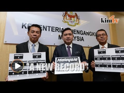 RM1,111,111 bid placed for "Malaysia 1' number plate, says Loke