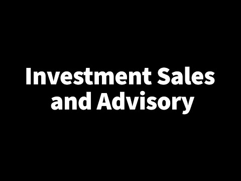Investment Sales & Advisory