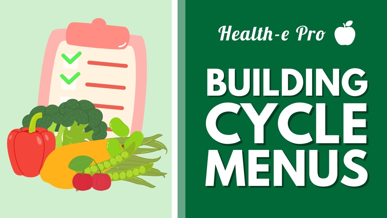 Building Cycle Menus - Expert Series