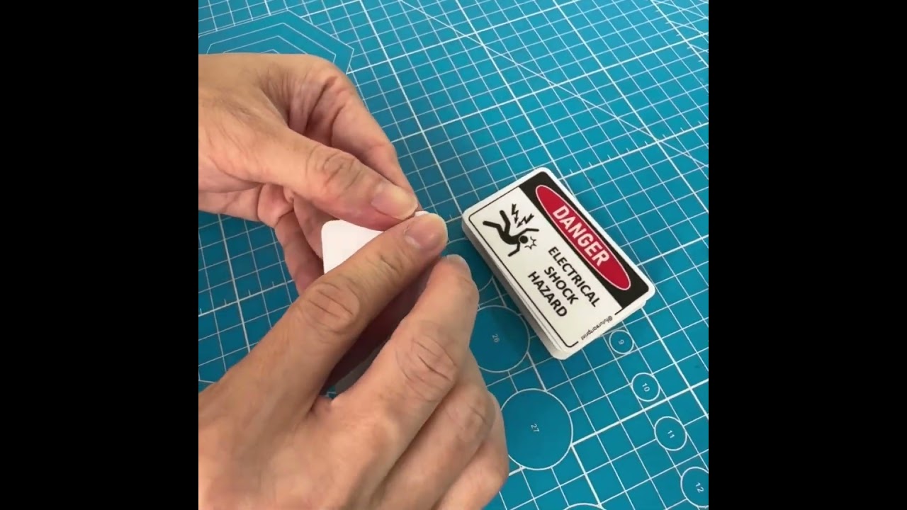 Danger Electrical Shock Hazard. High Voltage Electric Power. Malaysia Premium Waterproof Sticker.