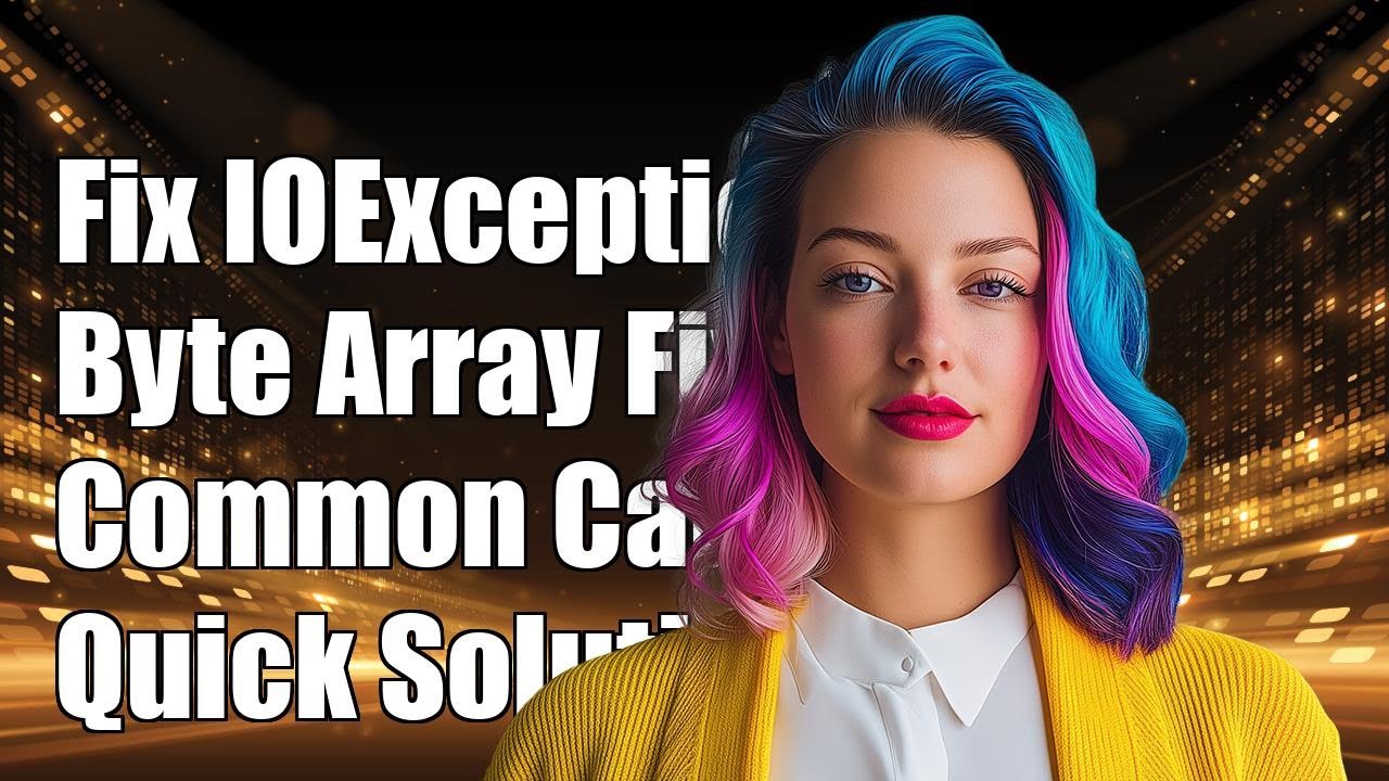 Fixing IOException When Serializing to Byte Array: Common Causes & Solutions