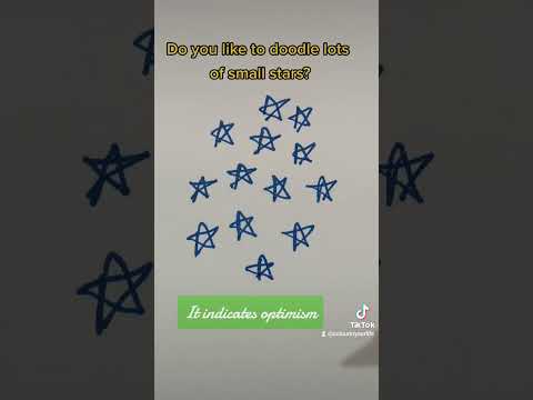 Stars doodles meaning ⭐⭐⭐ what your drawing tell about you #drawing #funny #interestingfacts #wow