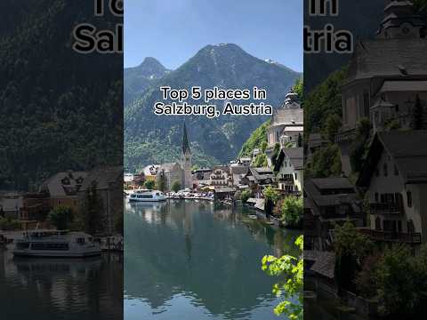 Top 5 amazing places in Salzburg, Austria #shorts