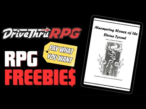 RPG Freebies: Murmuring Stones of the Divine Tyrant (PWYW)