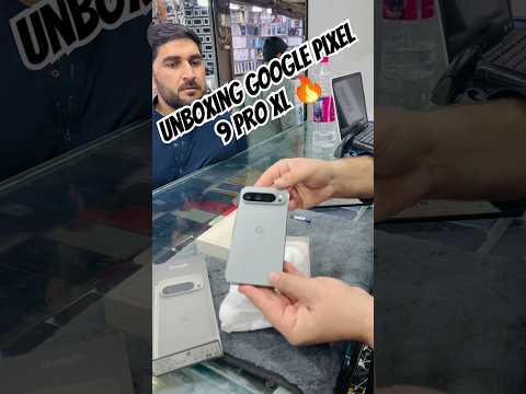 Unboxing Google pixel 9 pro XL Hazel 🔥 #pixel9proxl #google #viralvideo #trending #shorts