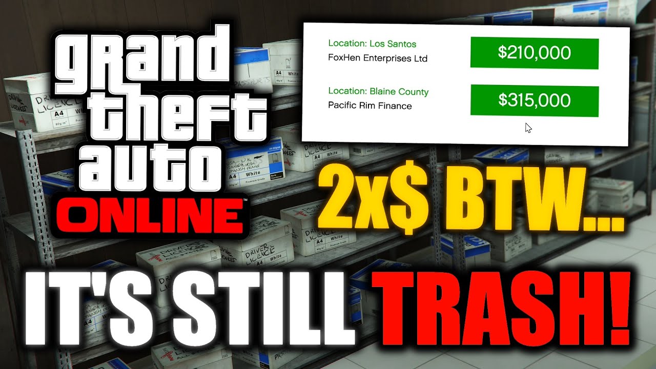 GTA Online: Is The Document Forgery Business Worth Grinding With DOUBLE Money?