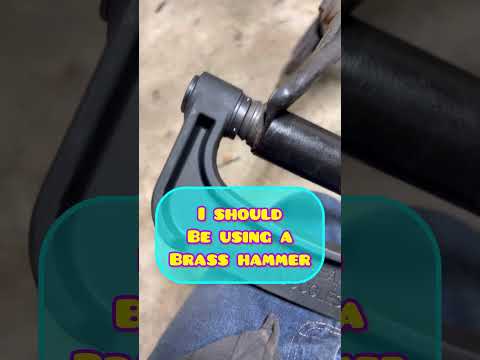 Using ICON Ball Joint Press w/ low power impact & love tap method, Low & Slow dry fit don’t force it