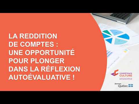 PODCAST AUDIO - La reddition de comptes