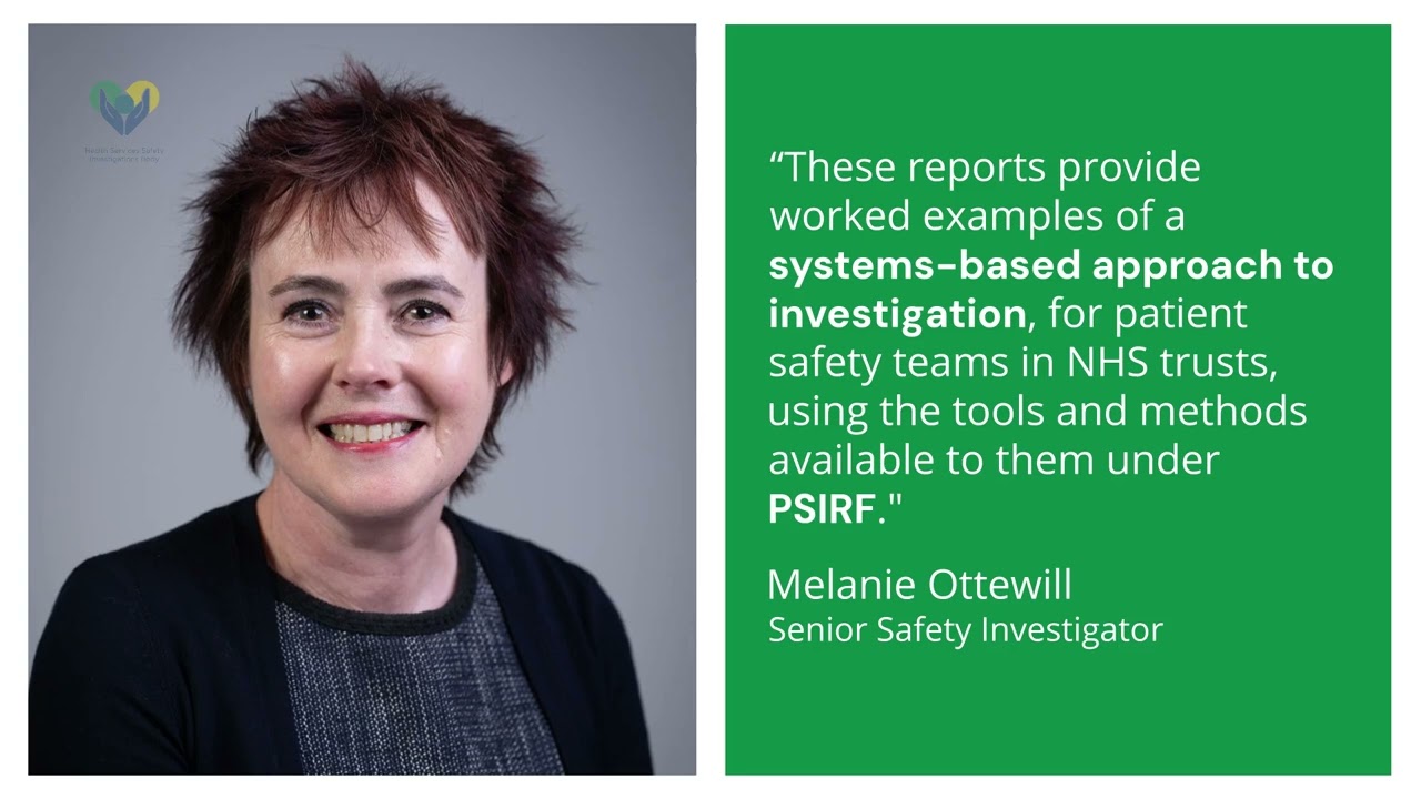 Sepsis: investigating under the Patient Safety Incident Response Framework (PSIRF)