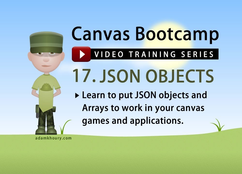 Canvas Bootcamp 17 - JSON Object Arrays and Loops