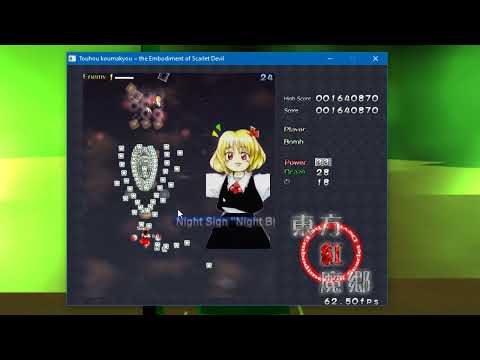 It's pretty hard to download old Touhou games these days. Playing Touhou 6 (with voice)