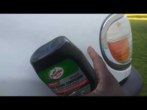 Turtle wax renew polishing compound will it remove this scar off white paint job 😆 lol