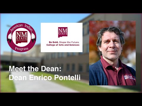 Meet the Dean Series Dean of the College of A&S Dean Enrico Pontelli