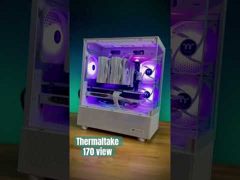 Whiteout MicroATX Gaming PC Build in the Thermaltake 170 View!