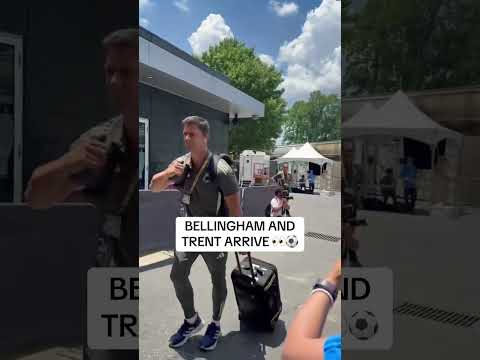 Jude Bellingham and Trent Alexander-Arnold arrive ahead of their Club World Cup clash against