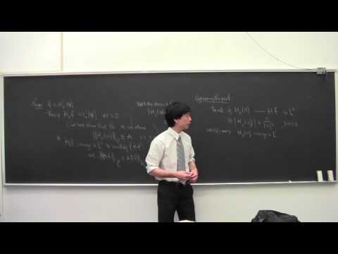 Functional Analysis Lecture 13 2014 03 061 Boundedness of Hilbert Transform on Hardy Space (part 2)