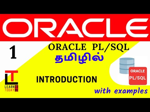 PL/SQL Introduction with examples | Oracle PLSQL tutorial in TAMIL @learncodetodaytamil