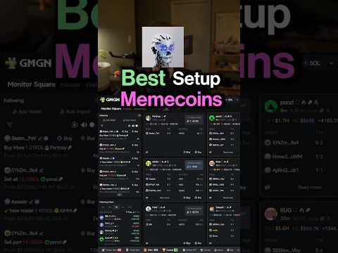 Insane Memecoin trading setup all the pros use.
