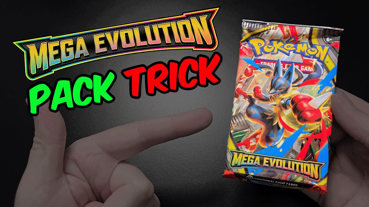 Mega Evolution Pack Trick Tutorial: Pokemon TCG