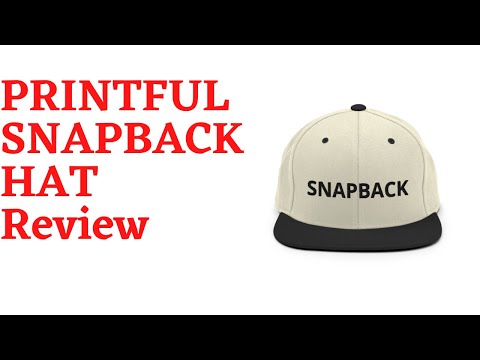 UNBOXING: Printful Classic Snapback | Yupoong 6089M For Lex Pyerse Clothing