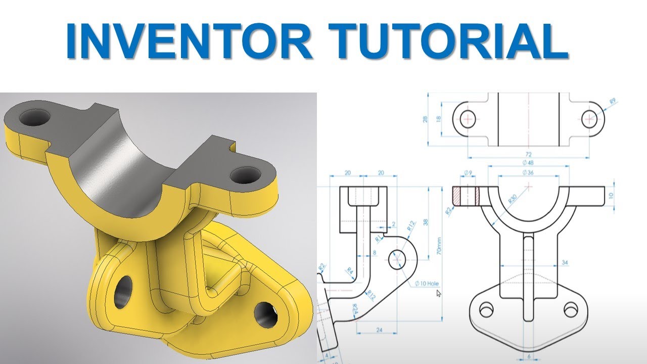 Inventor 2022 Tutorial #235 | 3D Modeling Basic Beginners
