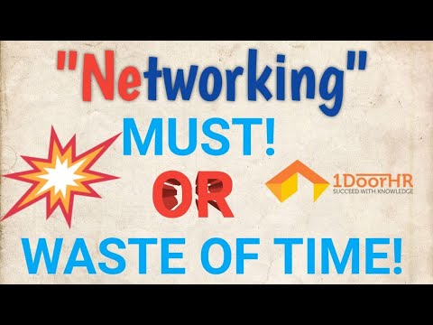 Why is professional networking important? #1DoorHR