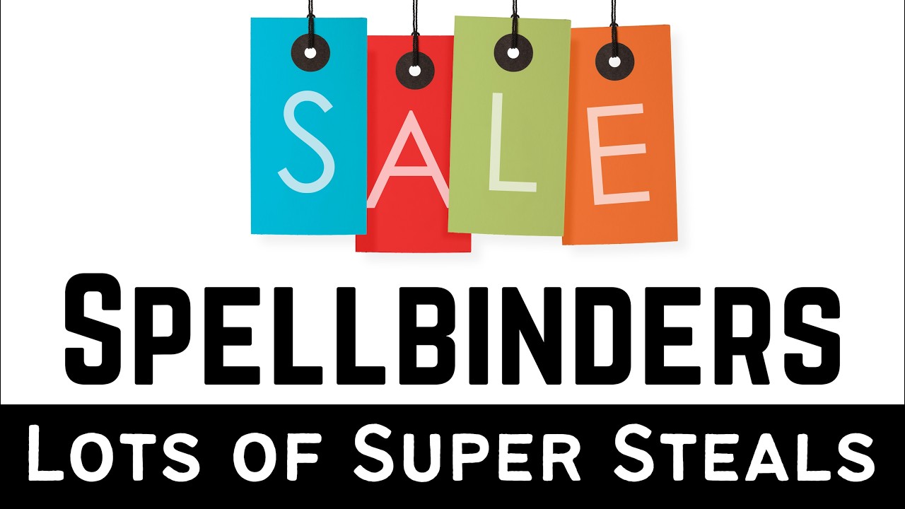 Must See! Many SUPER STEALS & DEALS SALE at Spellbinders | #papercraft #cardmaking