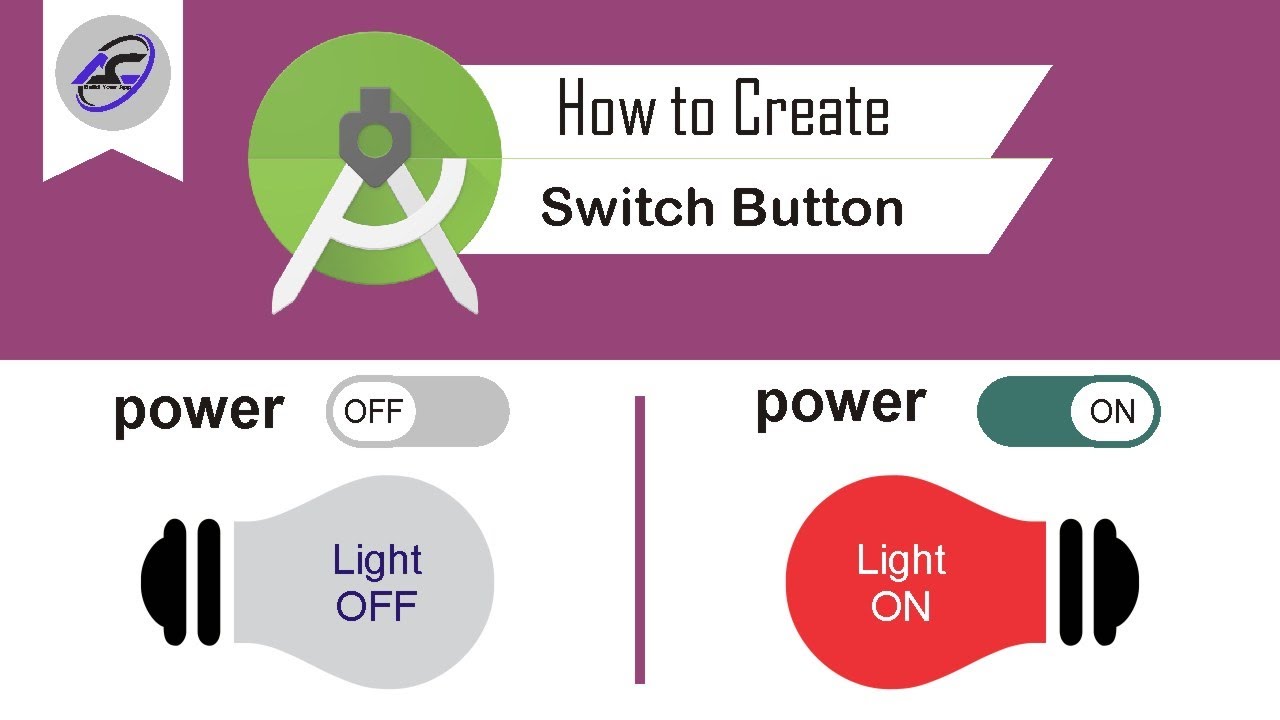 How to Create Custom Switch Button in Android Studio | SwitchButton | Android Coding
