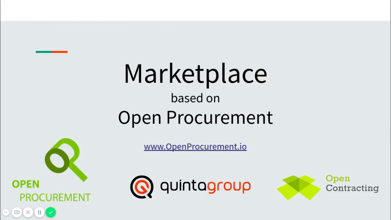 Marketplace based on Open Procurement